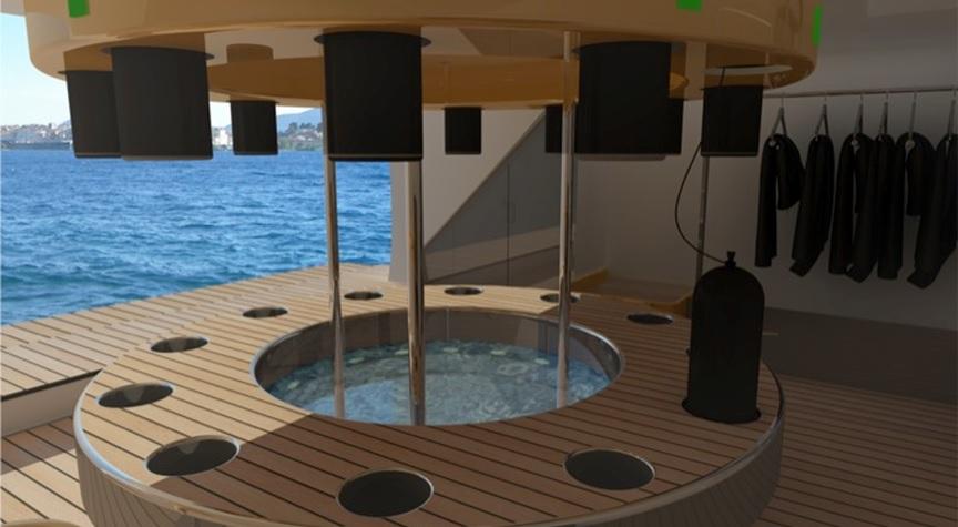 Pressmare | Moon Pool: diving senza limiti