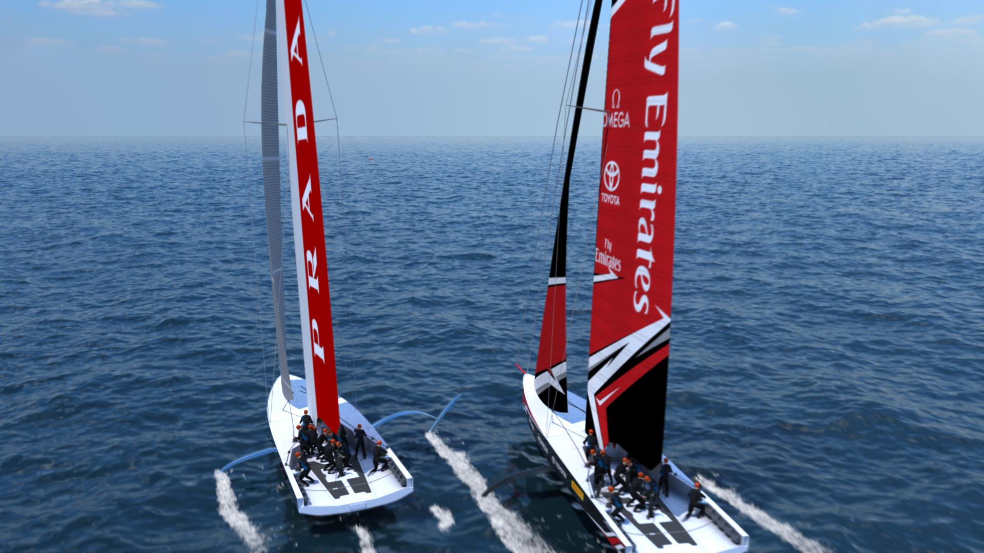 Pressmare | America's Cup: svelata la nuova barca AC75, 23 metri foiling