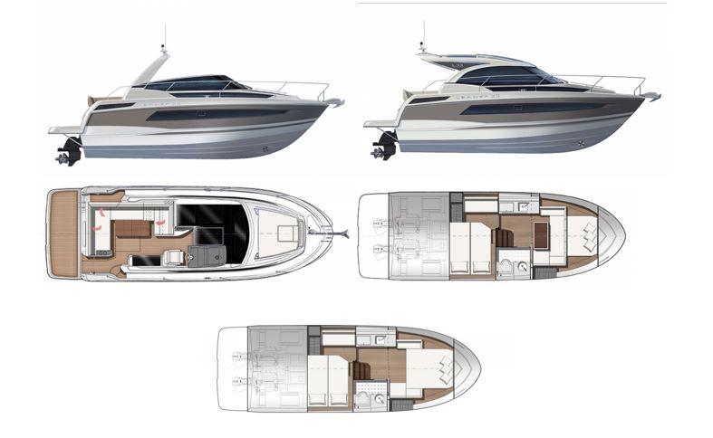 Pressmare | Jeanneau: outboard versions of the Leader 30 and the Leader 33