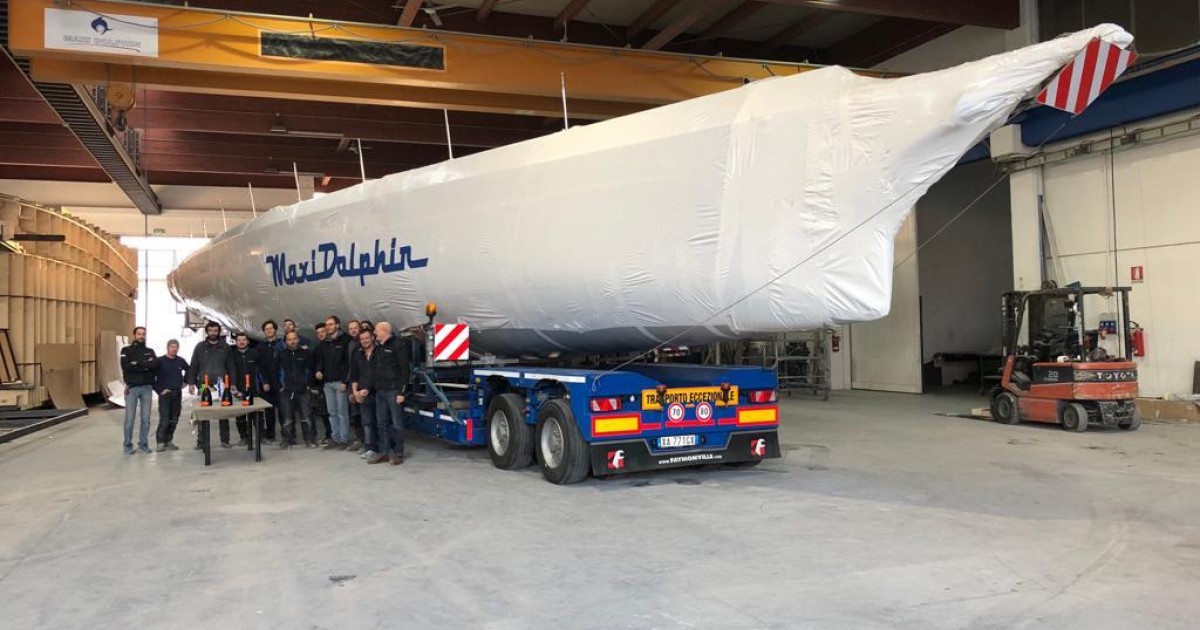 Pressmare | The new Maxi Dolphin MD75 by Mills from the Yard to the Sea