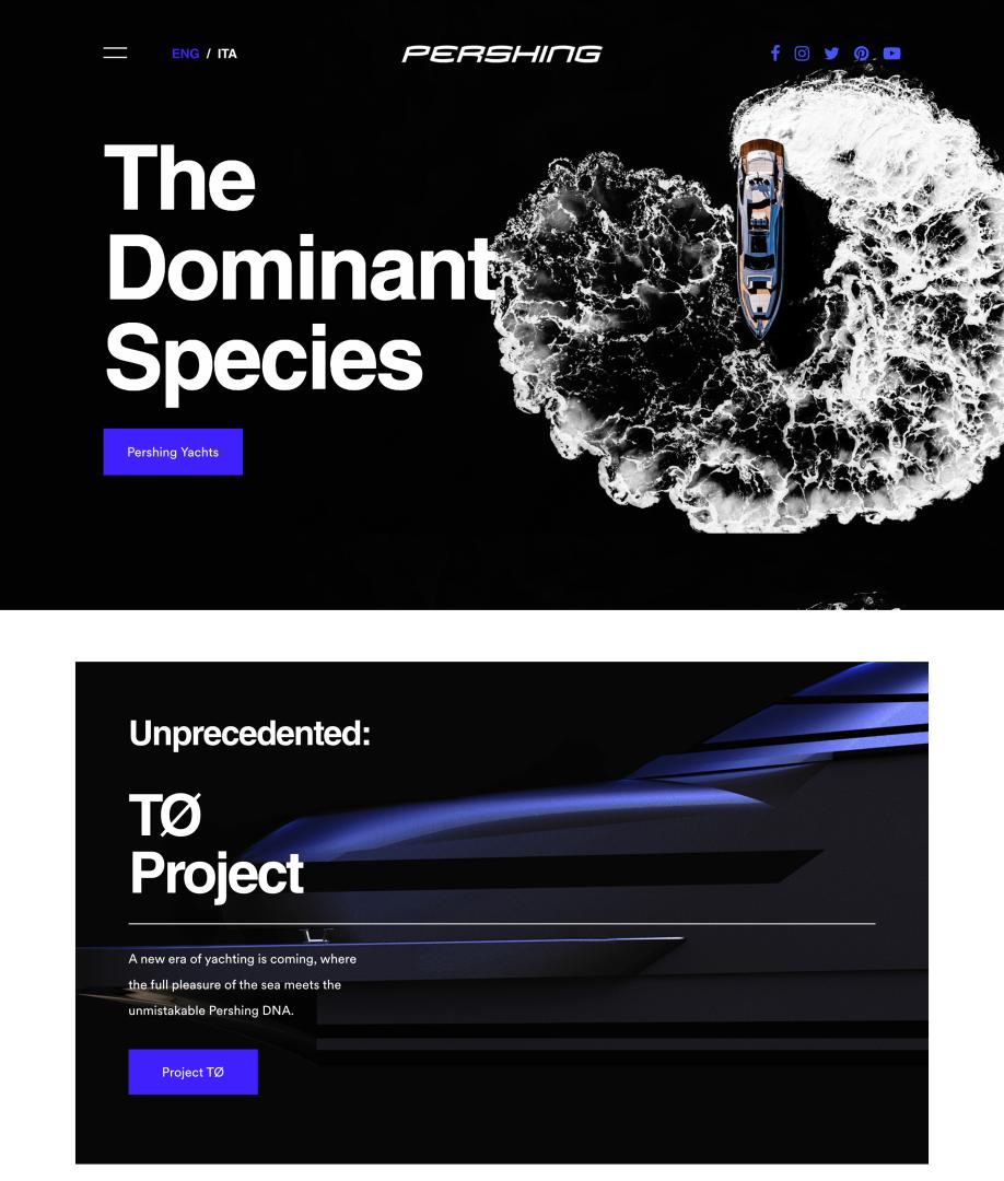 Pressmare | The Pershing website steps into the future with a new concept