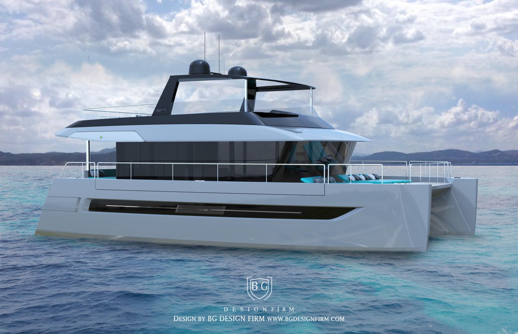 Pressmare | BG Design Firm presenta un catamarano a motore da 60 piedi