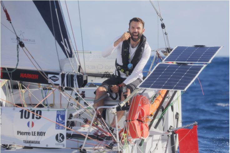 Pressmare | Pierre Le Roy first prototype skipper to reach Saint-François