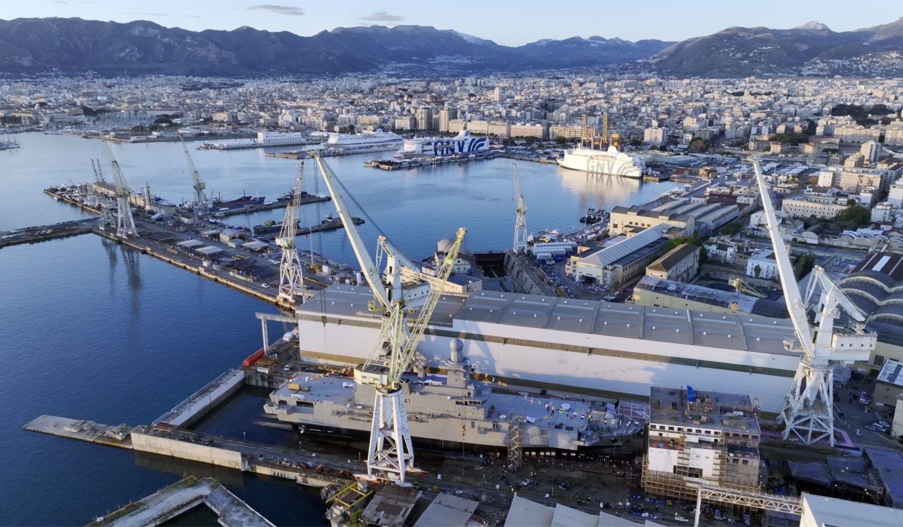 Pressmare | Fincantieri: LPD Al Fulk for Qatar launched in Palermo