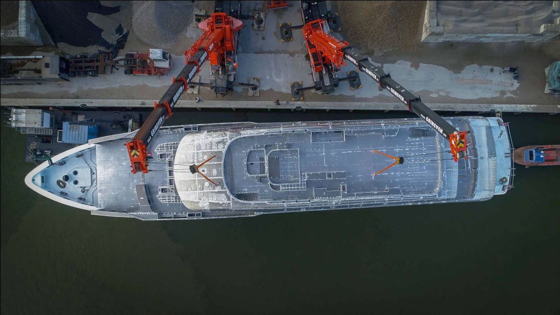 Pressmare | Heesen Yachts: Venus hull and superstructure are now joined ...