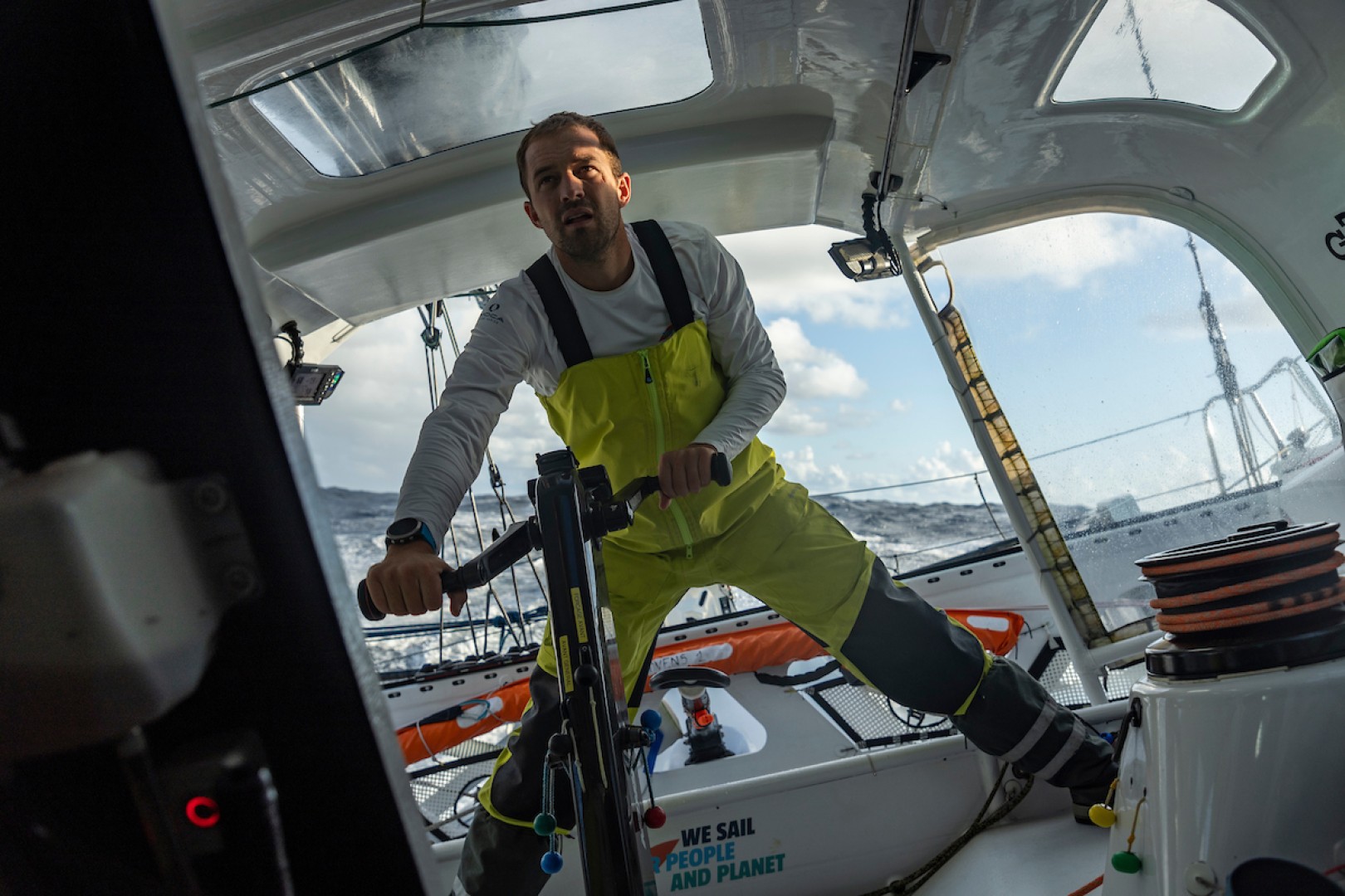 Pressmare | Sam Goodchild's first solo IMOCA race is one of discovery