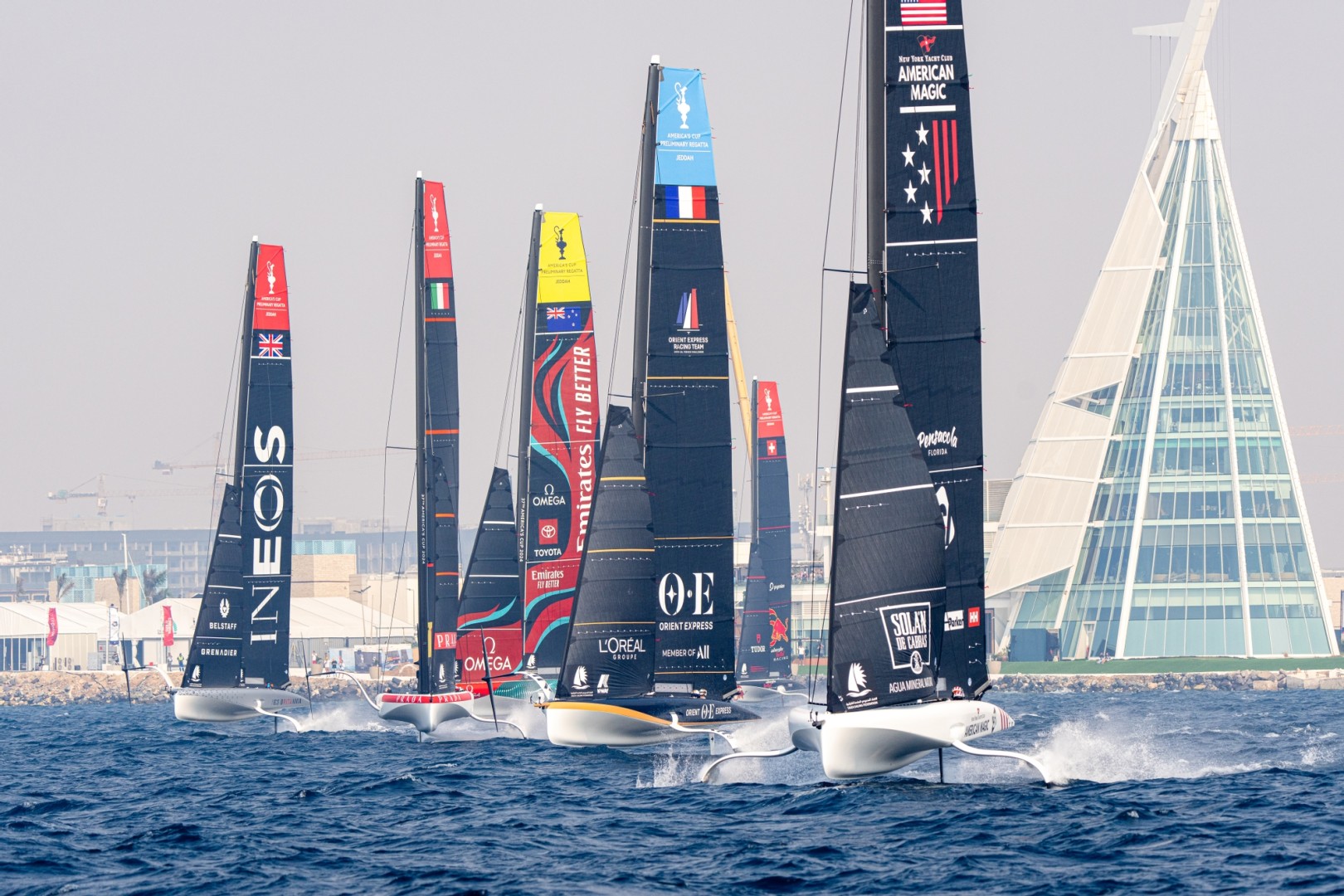Pressmare | America's Cup Preliminary regatta: Day 2 in Jeddah, Saudi ...