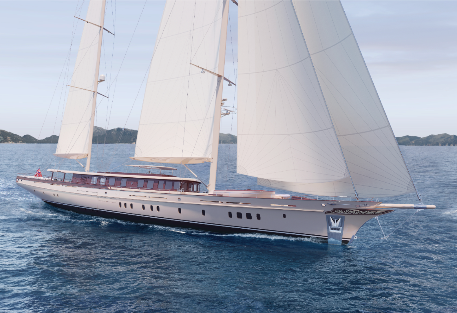 Pressmare | Design details of hotly anticipated Ares Yachts 62m ketch ...