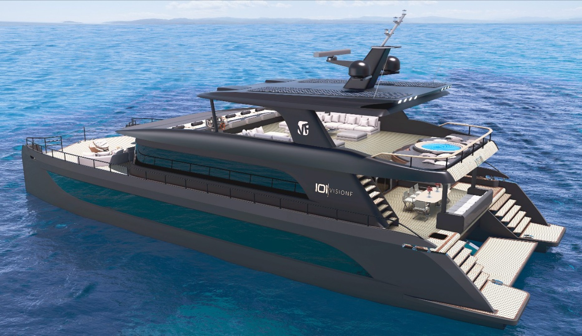 Pressmare | VisionF Yachts’ new 30.7m supercat combines speed and comfort