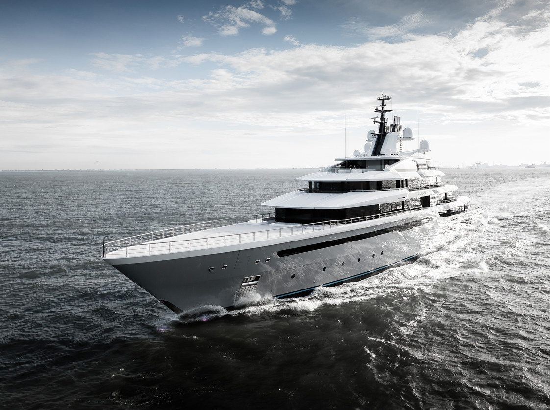 Pressmare | Oceanco delivers Leviathan, the 111-metre yacht owned by ...
