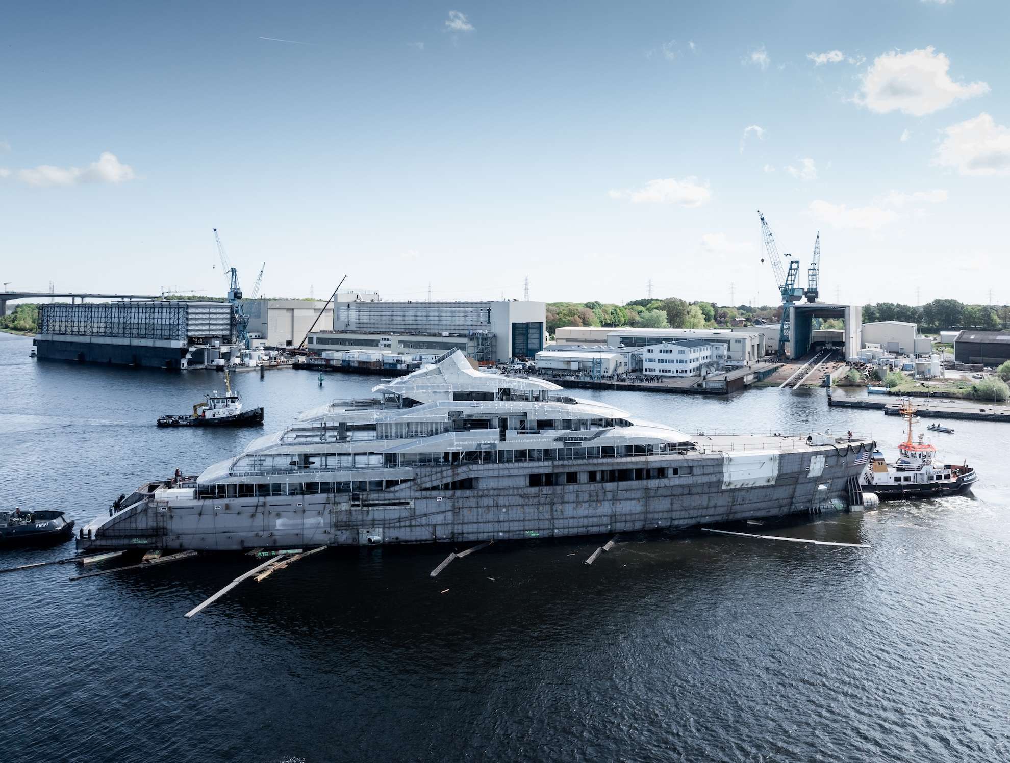 Pressmare | Lürssen completes steel structure for 101.4-metre Project ...
