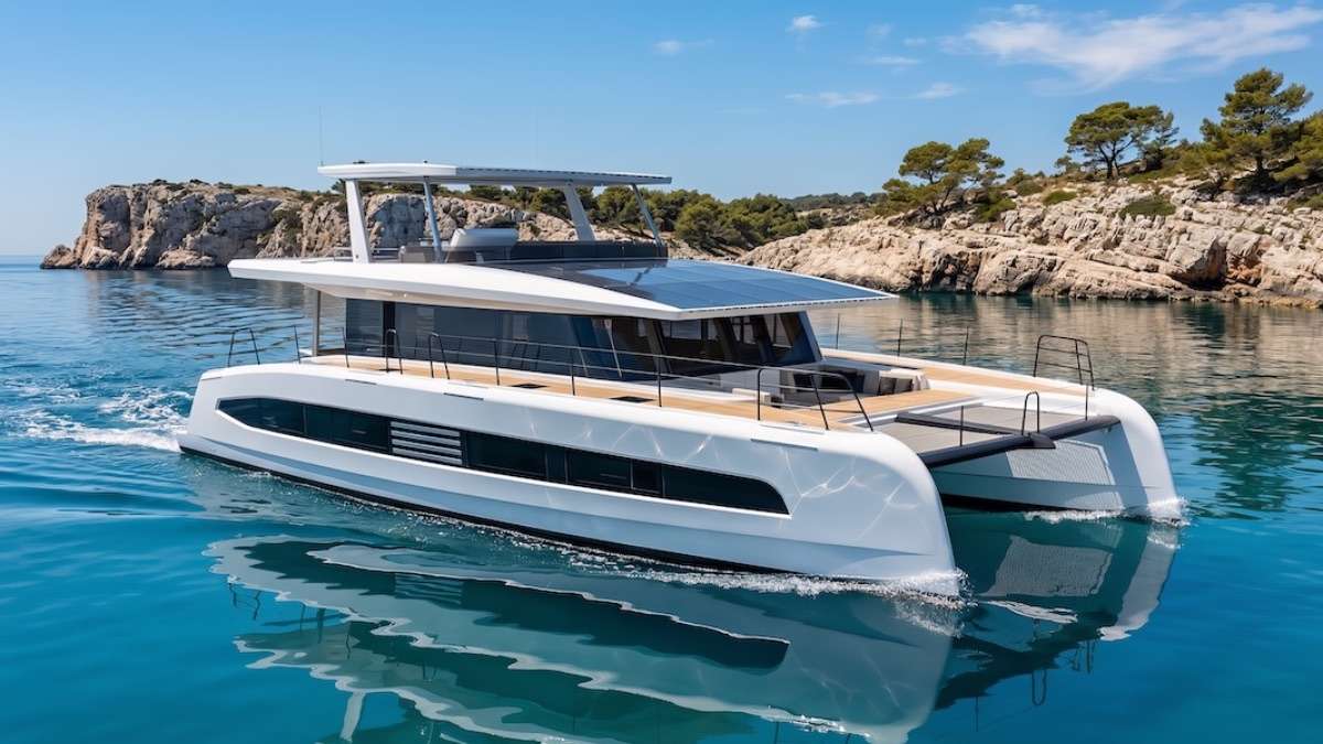 Pressmare | First Pioneer Yachts solar-electric catamaran PY60 nearing ...